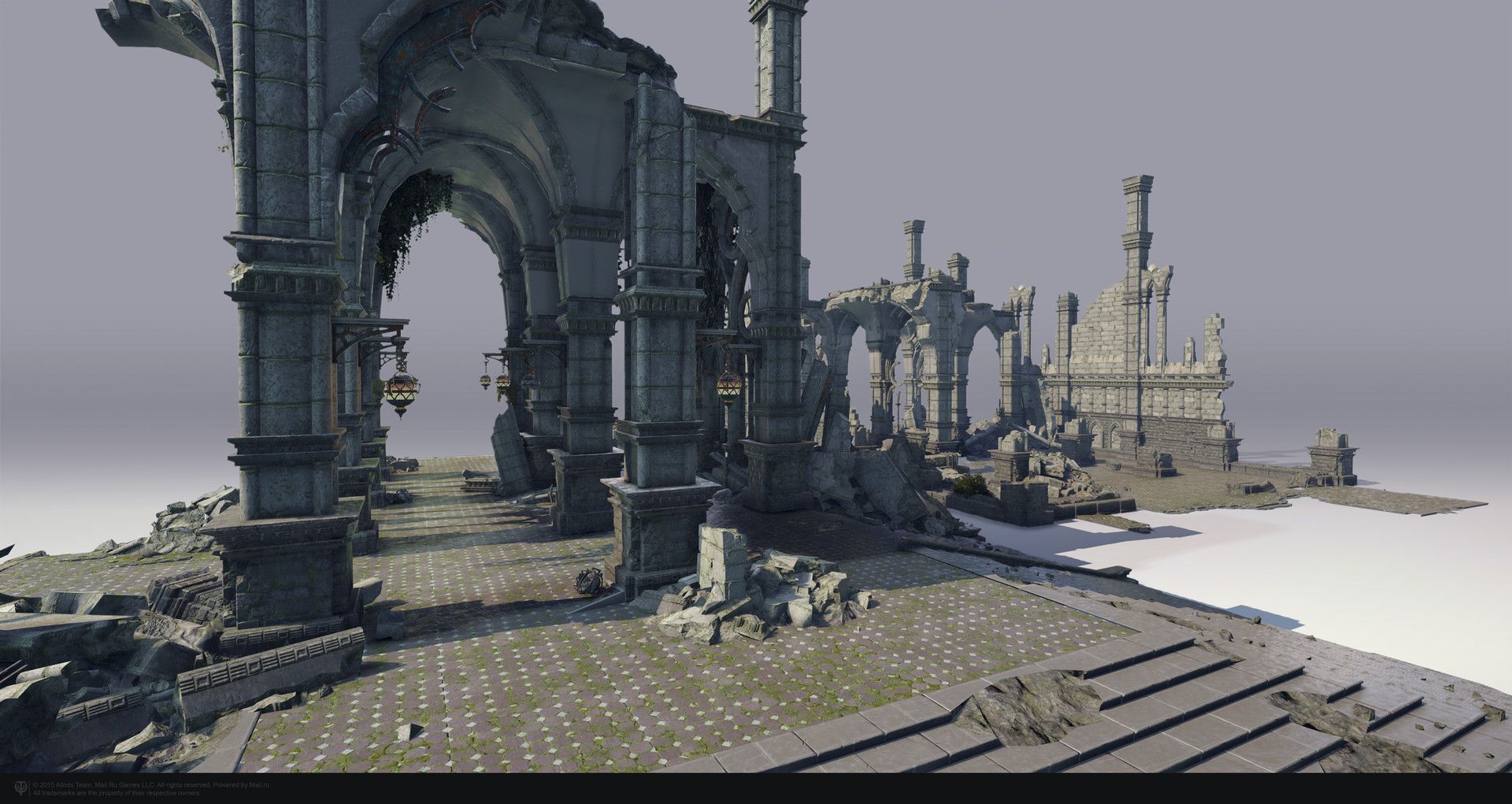 The Influence of Gothic Architecture in Fantasy Game Settings - Artist Ryai
